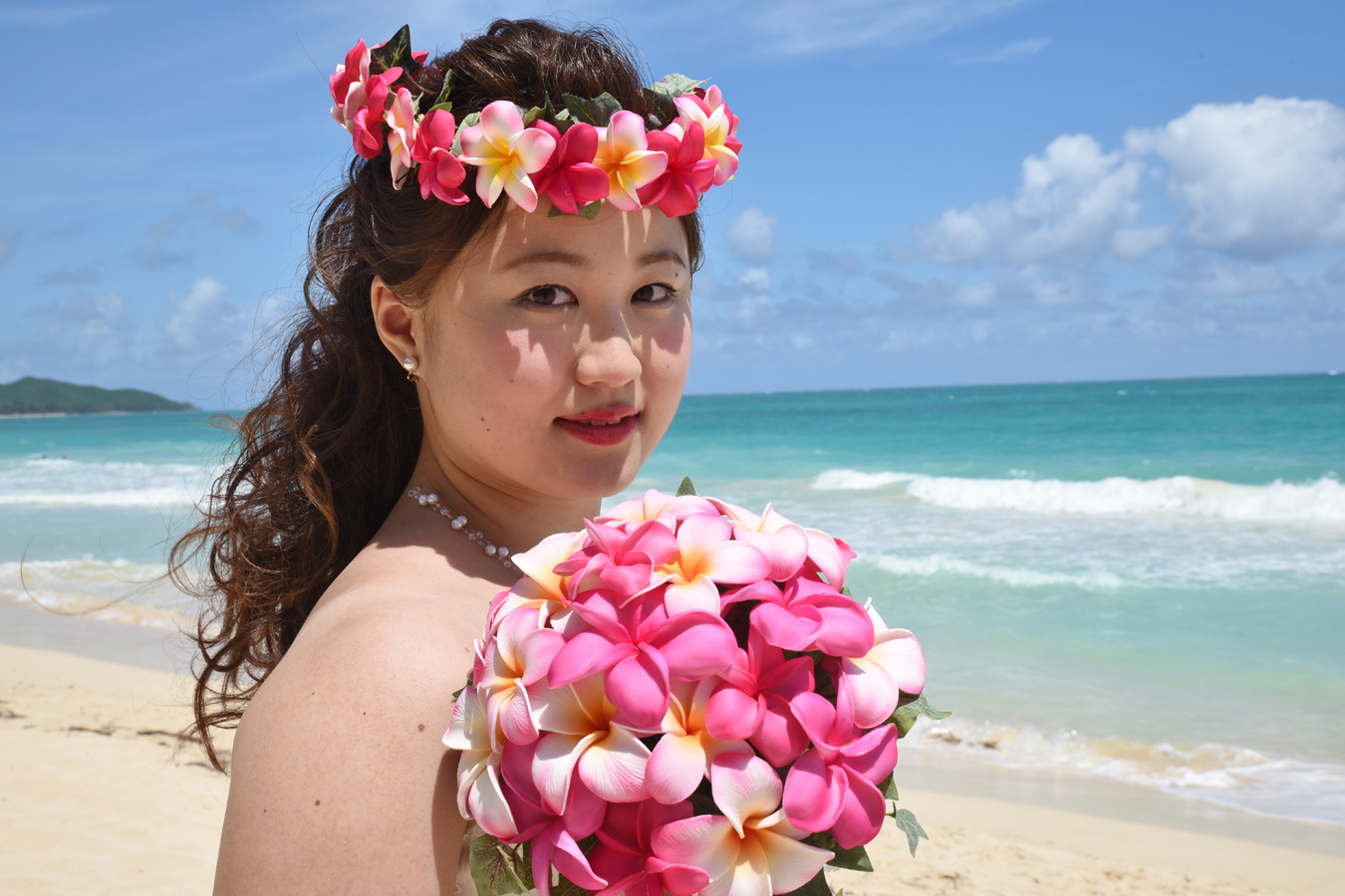 Hawaii Wedding Flowers Pink Plumeria Bouquet Hawaii Wedding Flowers Pink Plumeria Bouquet