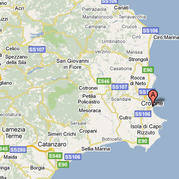 google maps europe: Mappa di Crotone Locazione immagini