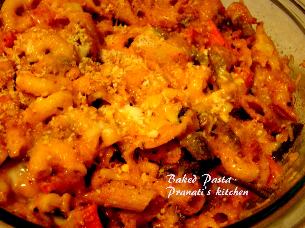 Delicious Recipes 4m Pranati's Kitchen: Baked mix Pasta
