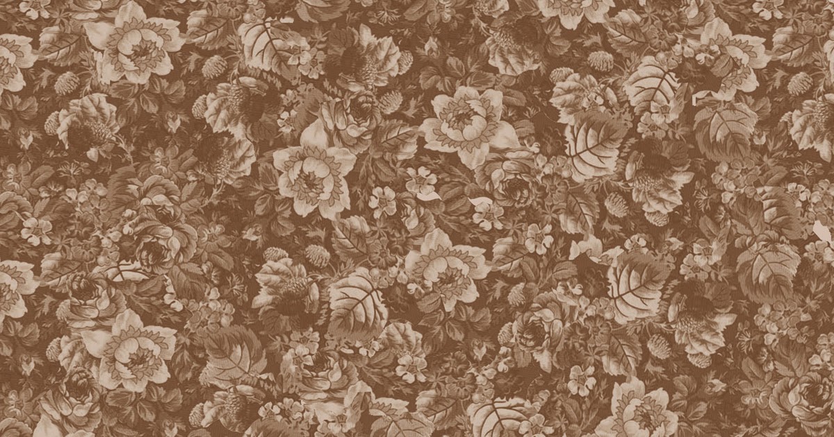 Granny Enchanted's Paper Directory: Free Floral Brown Digi Scrapbook paper