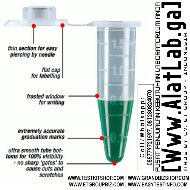 Microtube | PCR Tube | Centrifuge Micro Test Tube | Toko online yang ...