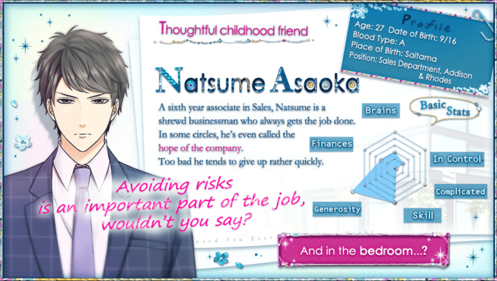 (Walkthrough) Natsume Asaoka [S1, Main Story HE]