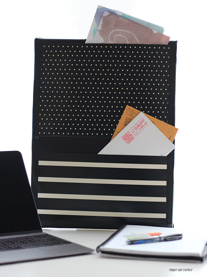 Easy DIY Wall Organizer to Stop the Paper Clutter | Sunny Day Family