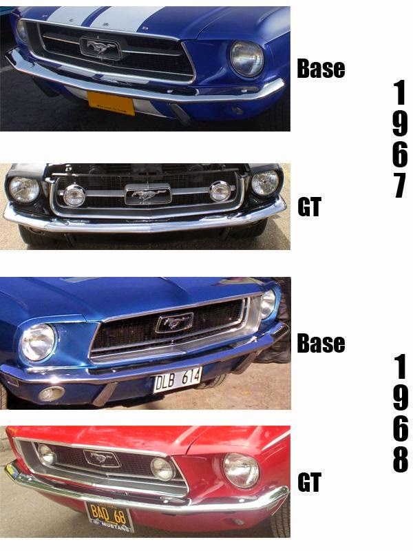 Urban Pontifficater: MUSTANG Front Clip IDENTIFIER 1964 -1970 Mach 1