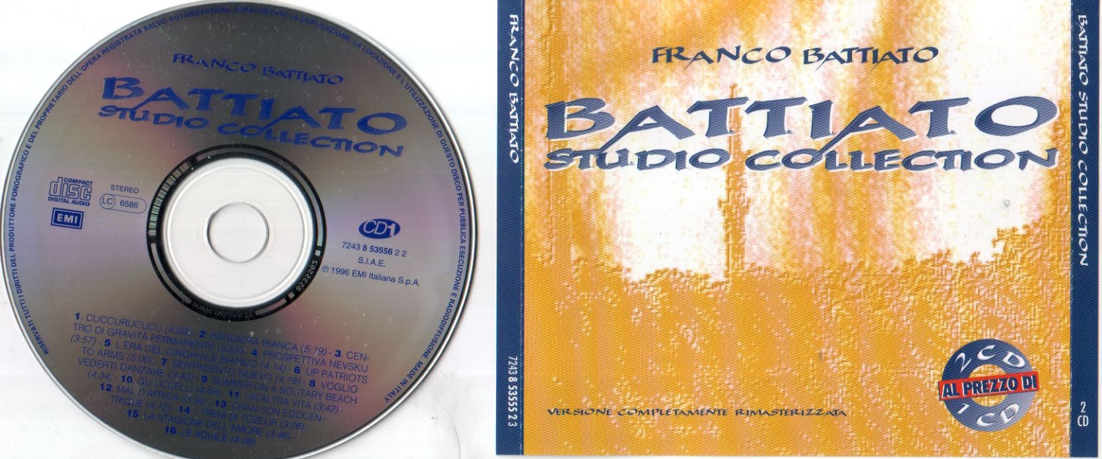 FRANCO BATTIATO – BATTIATO STUDIO COLLECTION – Blog di Stefano Fiorucci