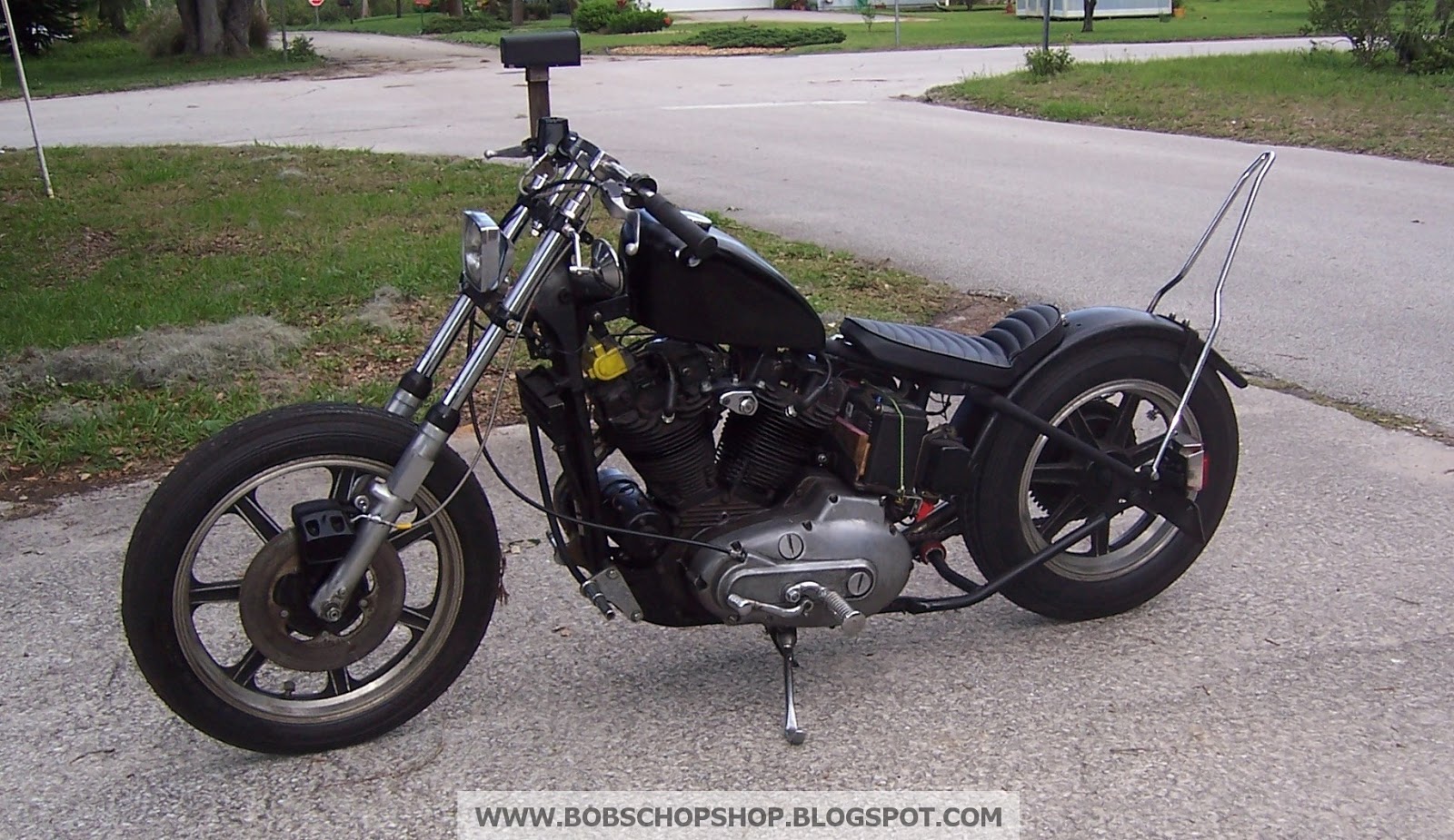 BOBS CHOP SHOP: 77 IRONHEAD HARLEY SPORSTER CHOPPER BOBBER FOR SALE!