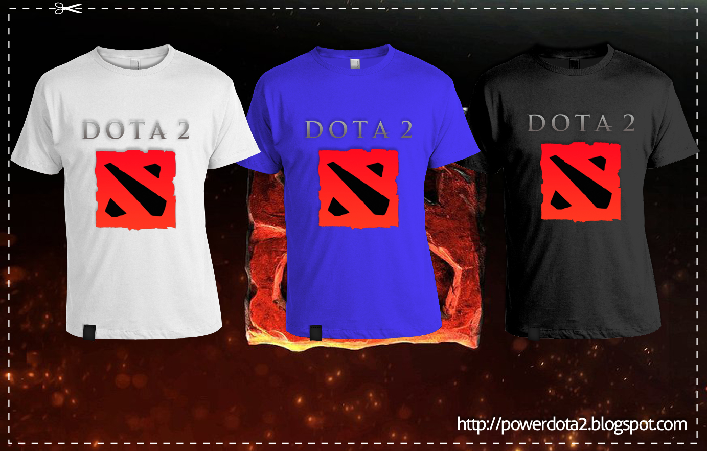 Dota 2 T Shirt Design PSD Files | Power Dota 2
