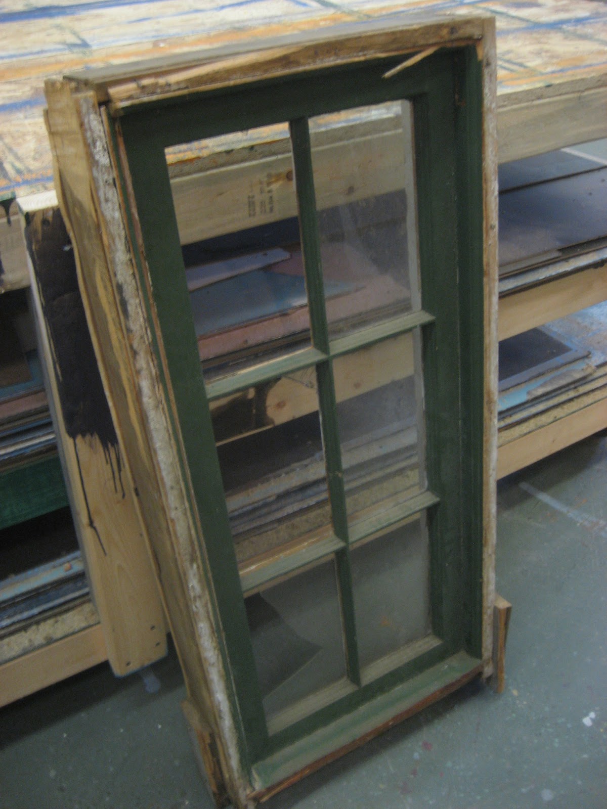 Chuck Does Art: DIY Hanging Window Frame Tillandsia (air plant ...