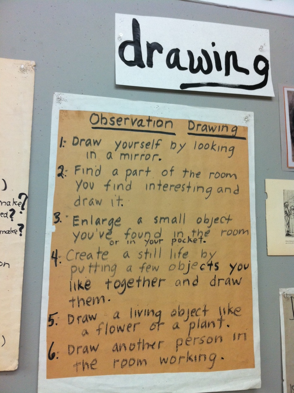 Art Experience: Drawing Exploration