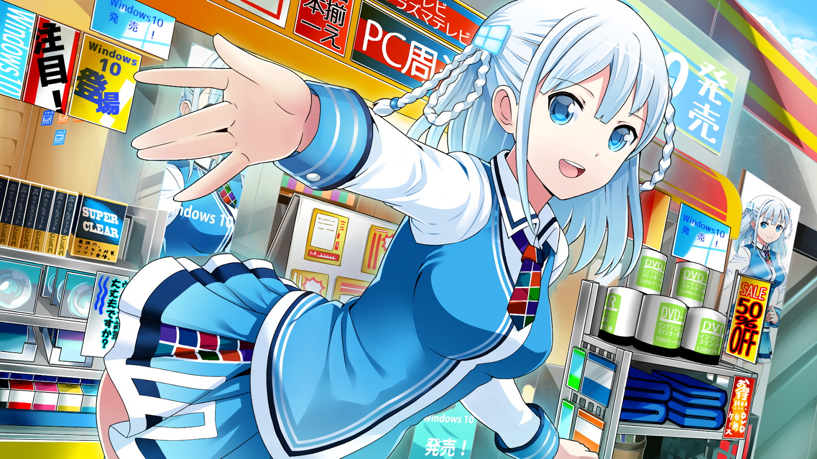 OTAKU -TouchSky: 「窓辺とうこ」 "Madobe Touko" wallpaper oficial