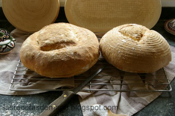 Las recetas de Manu: PA DE PAGÈS O PAN DE CAMPAÑA O PAN DE HOGAZA CON ...