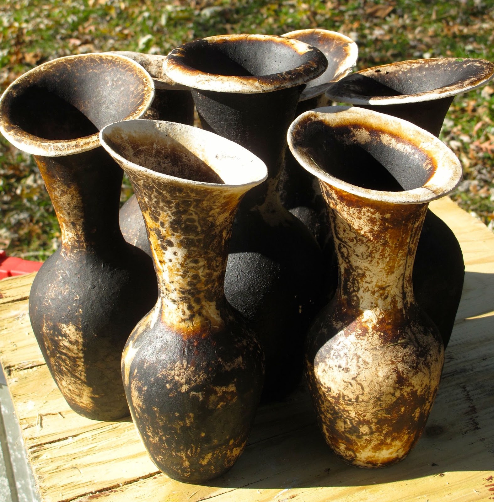 Blue Starr Gallery: Obvara Firing Technique