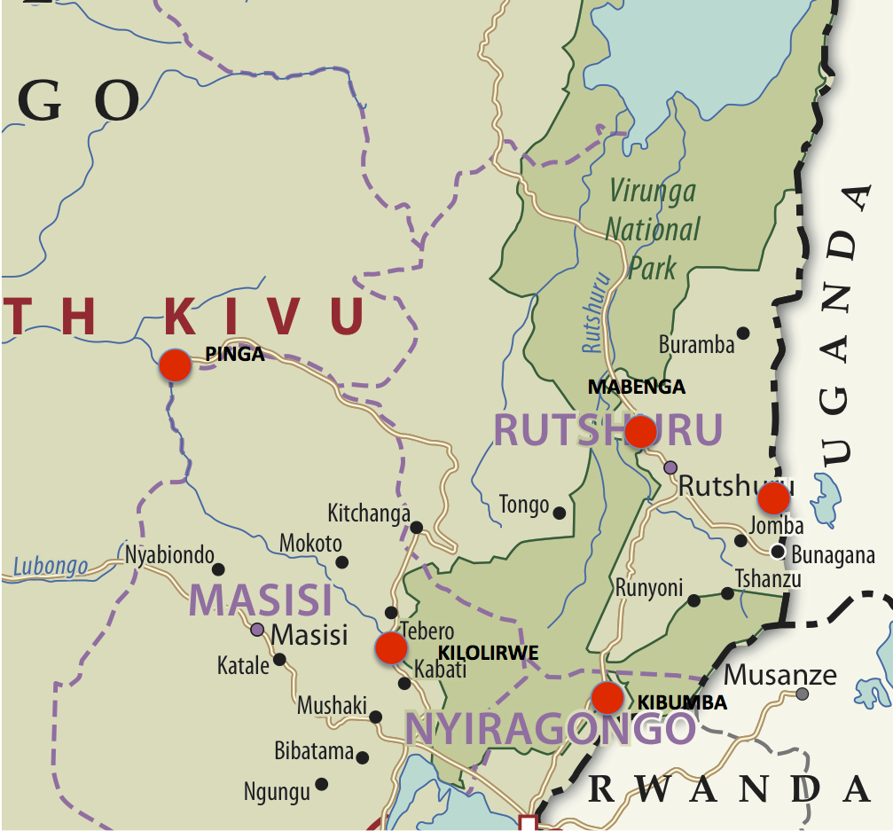 Rwanda History: Fighting north of Goma - the end of the ceasefire?