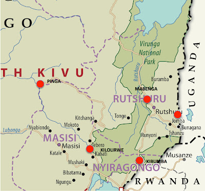 Rwanda History: Fighting north of Goma - the end of the ceasefire?