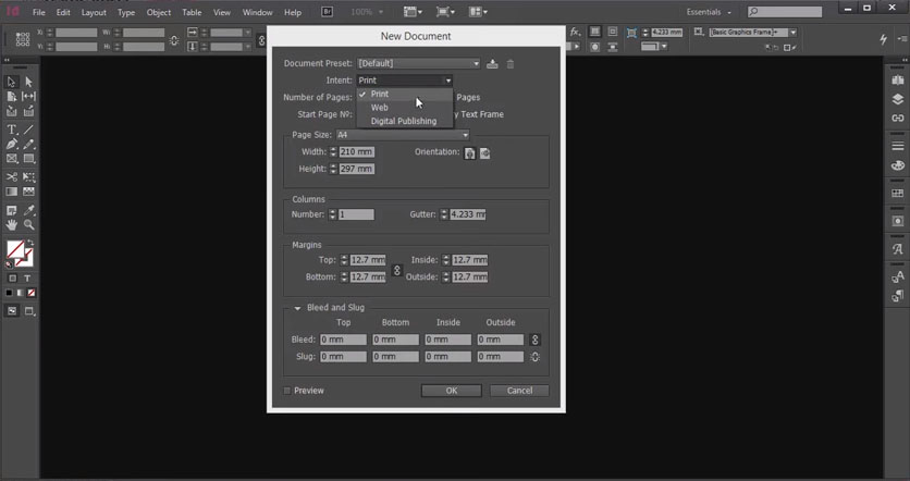 How to Setting Up The Document In Indesign | Creative design