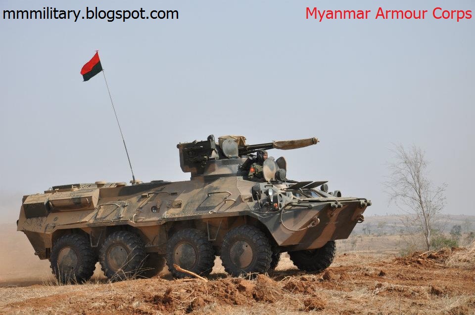 Myanmar Defence Weapons: Myanmar Armour Corps BTR-3U APCs
