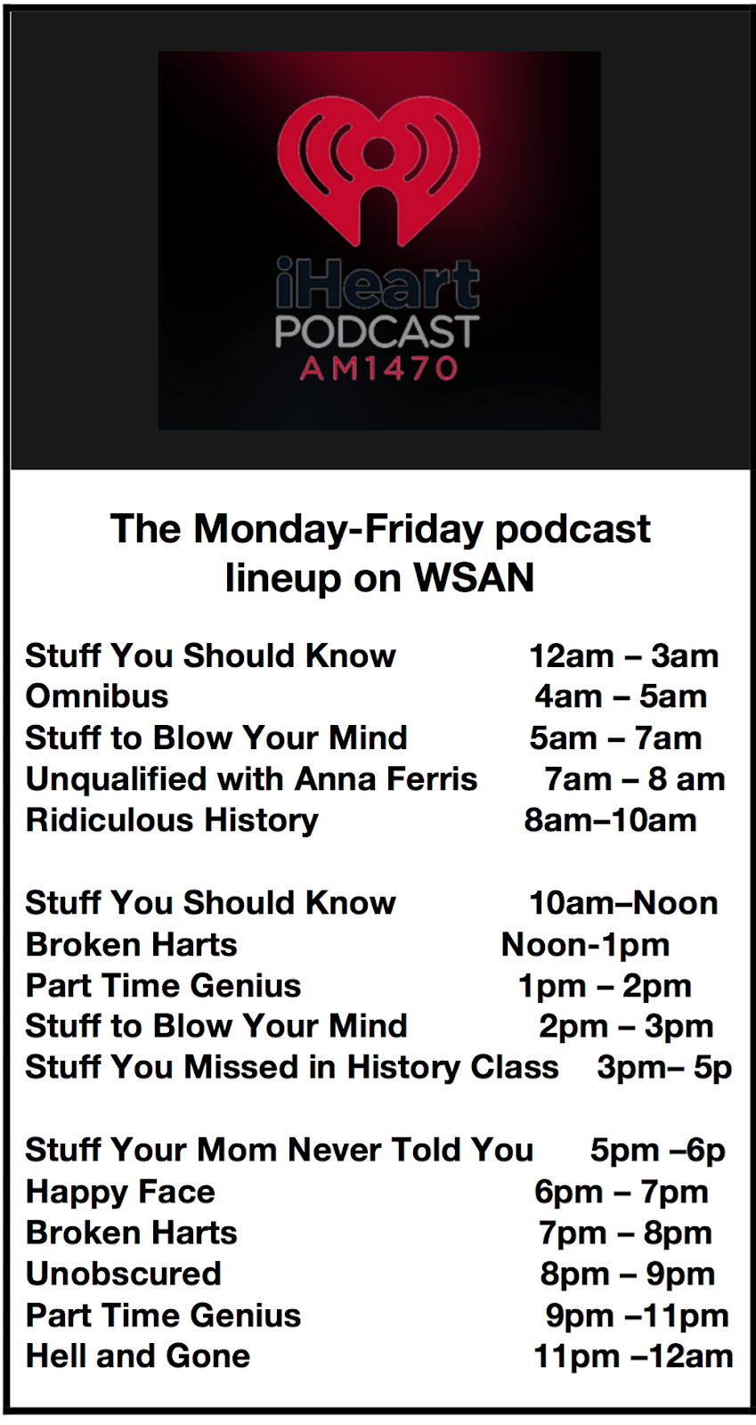 SPARK NEWS: ANNOUNCING THE FIRST ALL-PODCAST RADIO STATION • WSAM LIVES ...