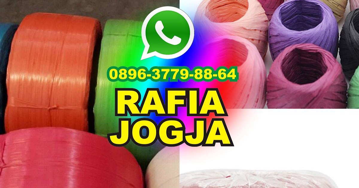 Tali Rafia Kepang - O896-3779-88-64 (WA) Toko Tali Rafia Jogja murah