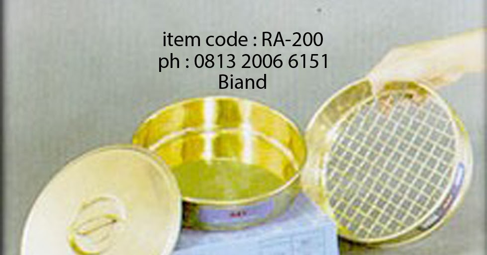 JUAL ALAT UJI TEKNIK SIPIL MURAH: jual alat brass round sieve / ayakan ...