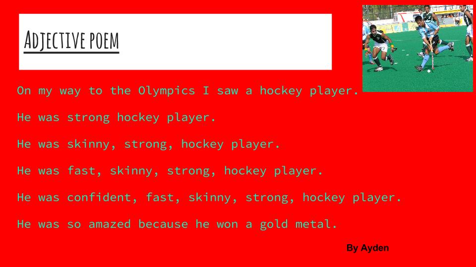 MightyMC16: Olympic Adjective Poems