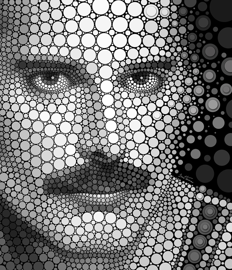 Razor Blog: Cool Digital Circlist Portraits...