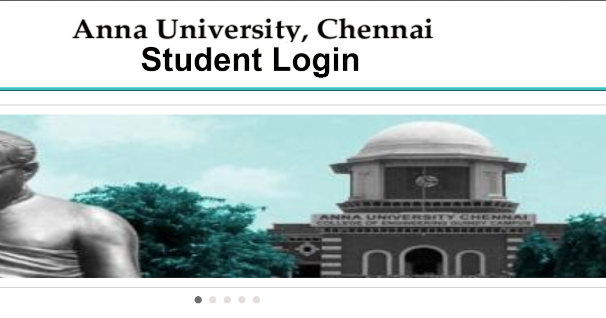 Anna University Student Login coe1.annauniv.edu for Internal Marks ...