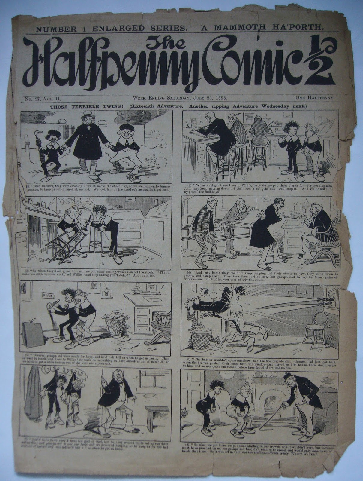 Wacky Comics!: The Halfpenny Comic No. 27 (1898)