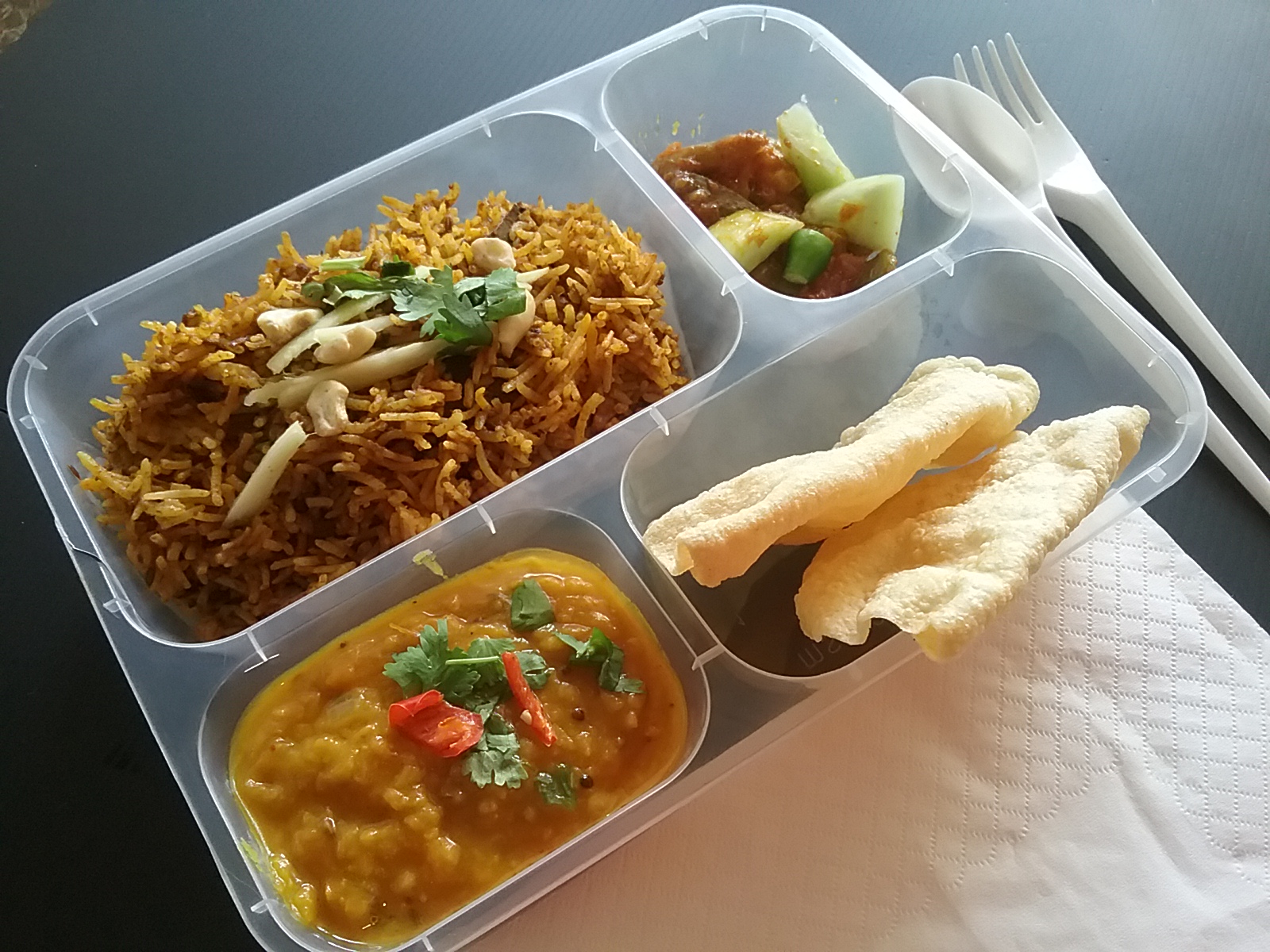 TINGKAT & BENTO MEALS : $10 Briyani Bento ( halal )