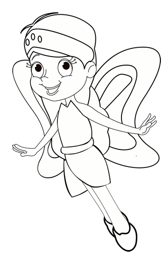 Kumpulan Mewarnai Gambar Peri - Yuk Warnai