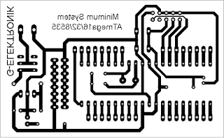 Teknik Elektro: Rangkaian Minimum System Mikrokontroller ATmega16/32/8535