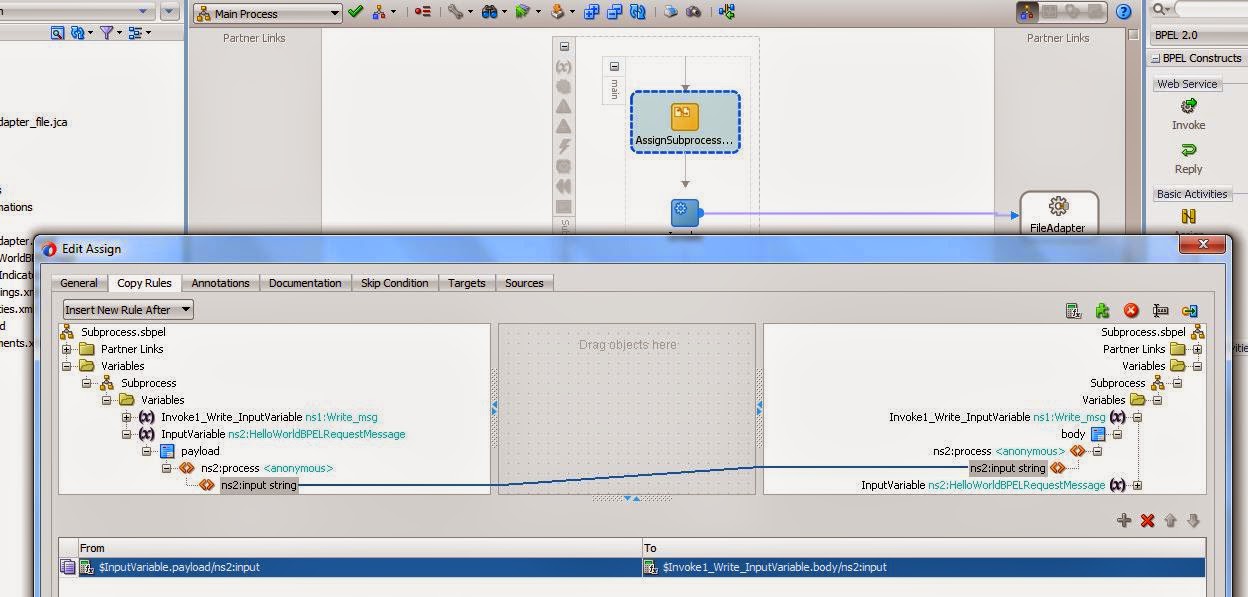 Learning SOA: SubProcess in SOA 12c