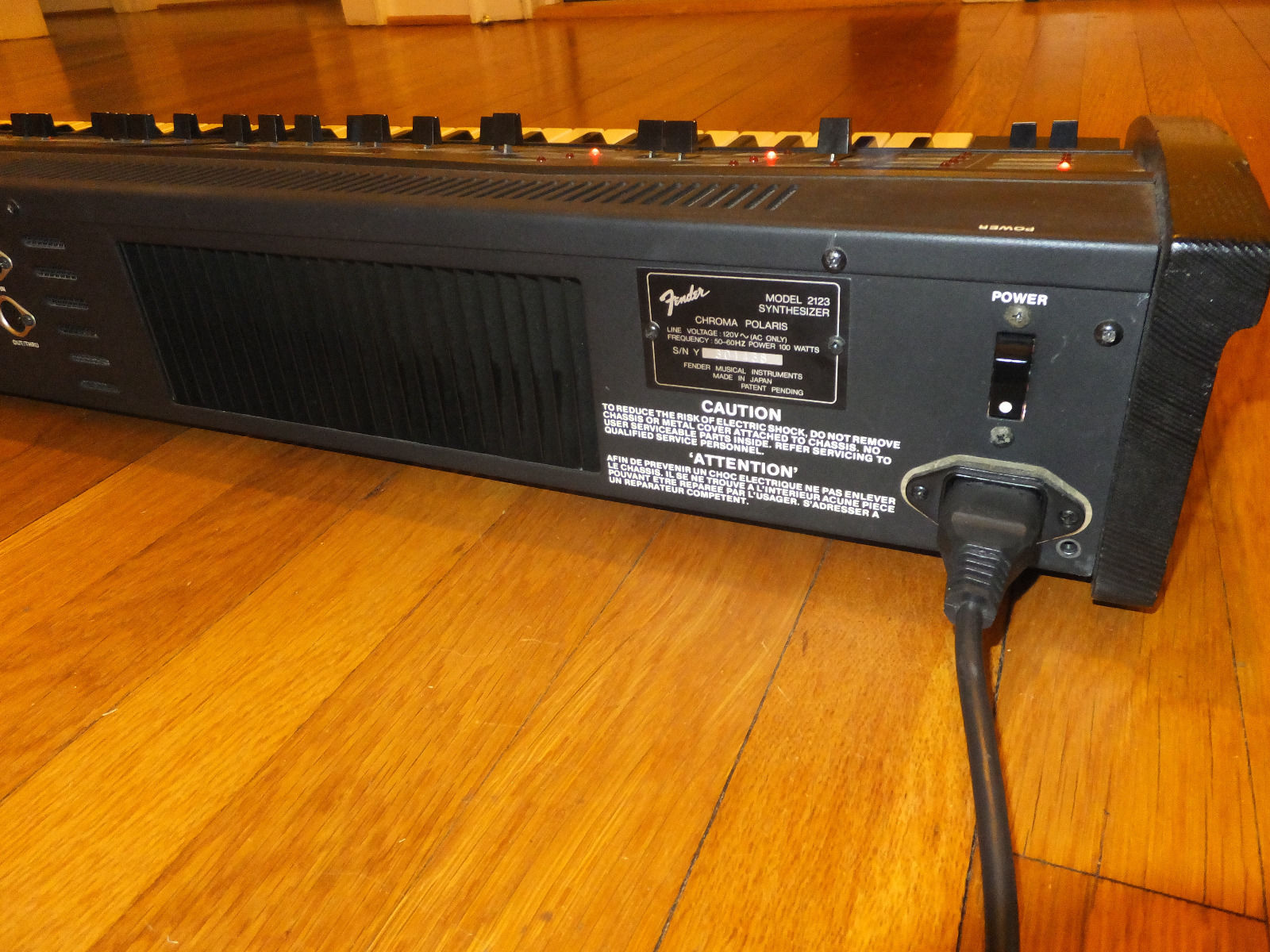 MATRIXSYNTH: FENDER RHODES CHROMA POLARIS SYNTHESIZER SN 301431