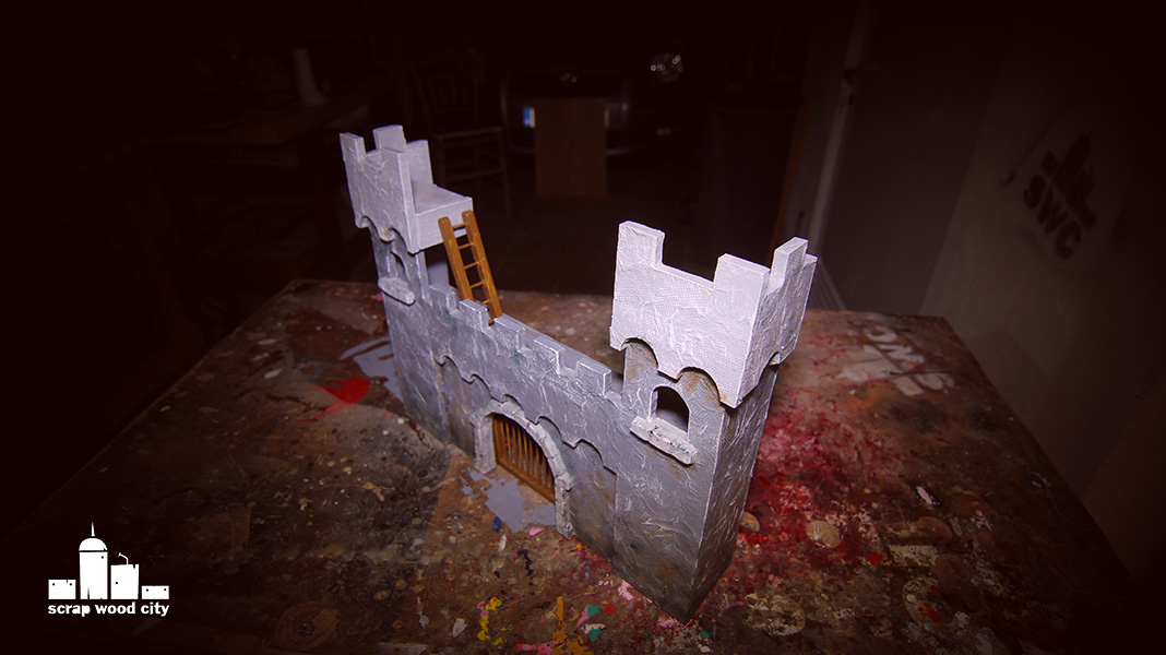scrap wood city: How to make a wooden toy castle