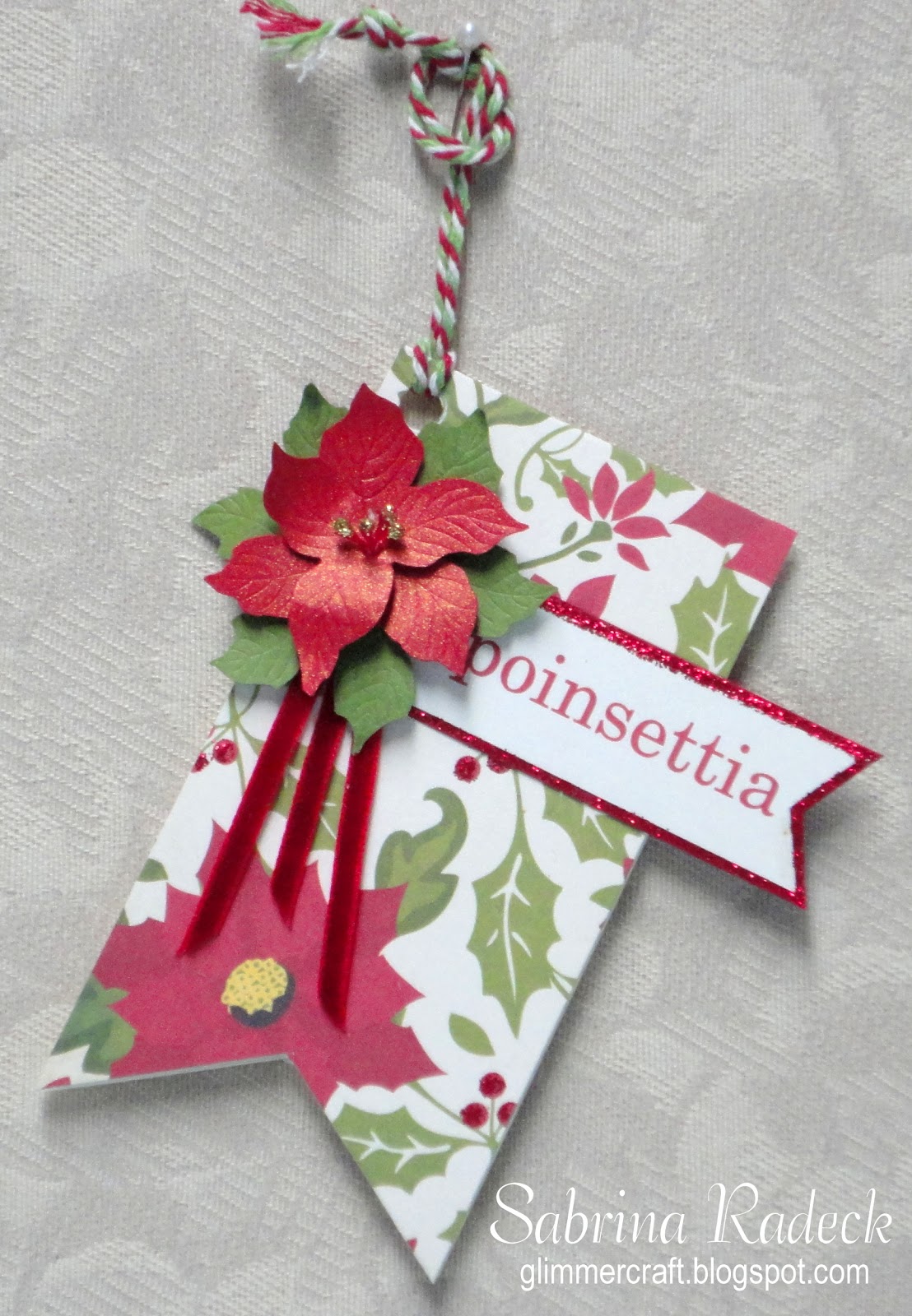 Sparkly Christmas Gift Tags | Aspiring to Creativity