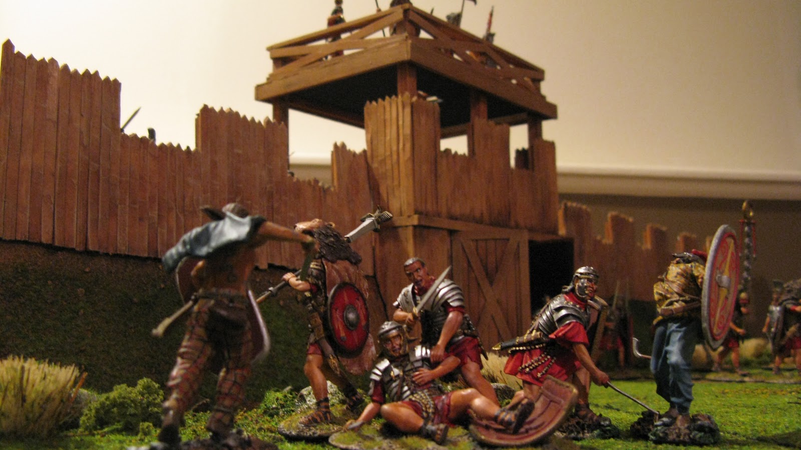 Terrain and Toy Soldiers: 54mm Roman marching fort