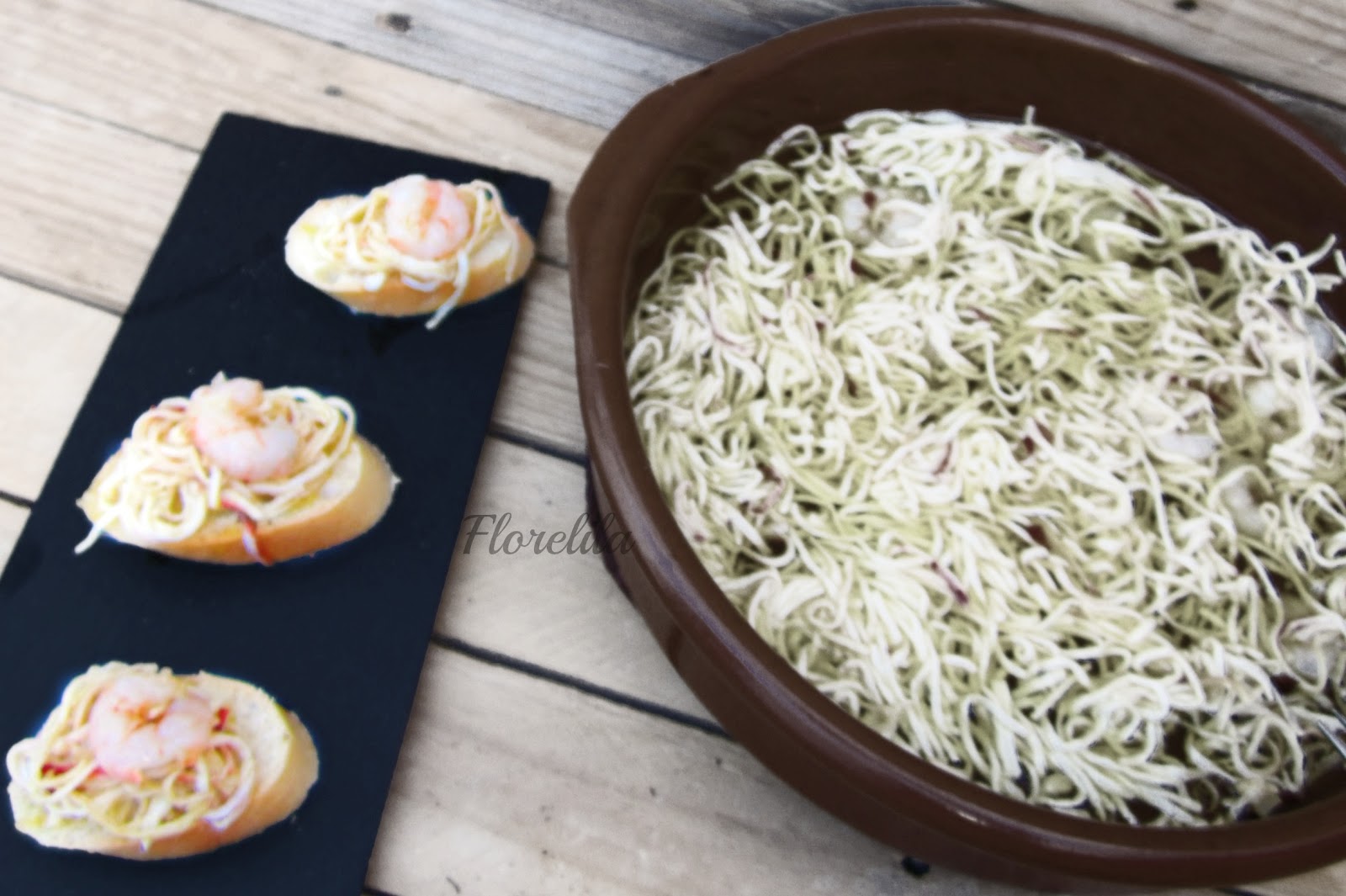 Florelila, recetas y aficiones....by Toñi Navarro: Angulas de pobre con ...