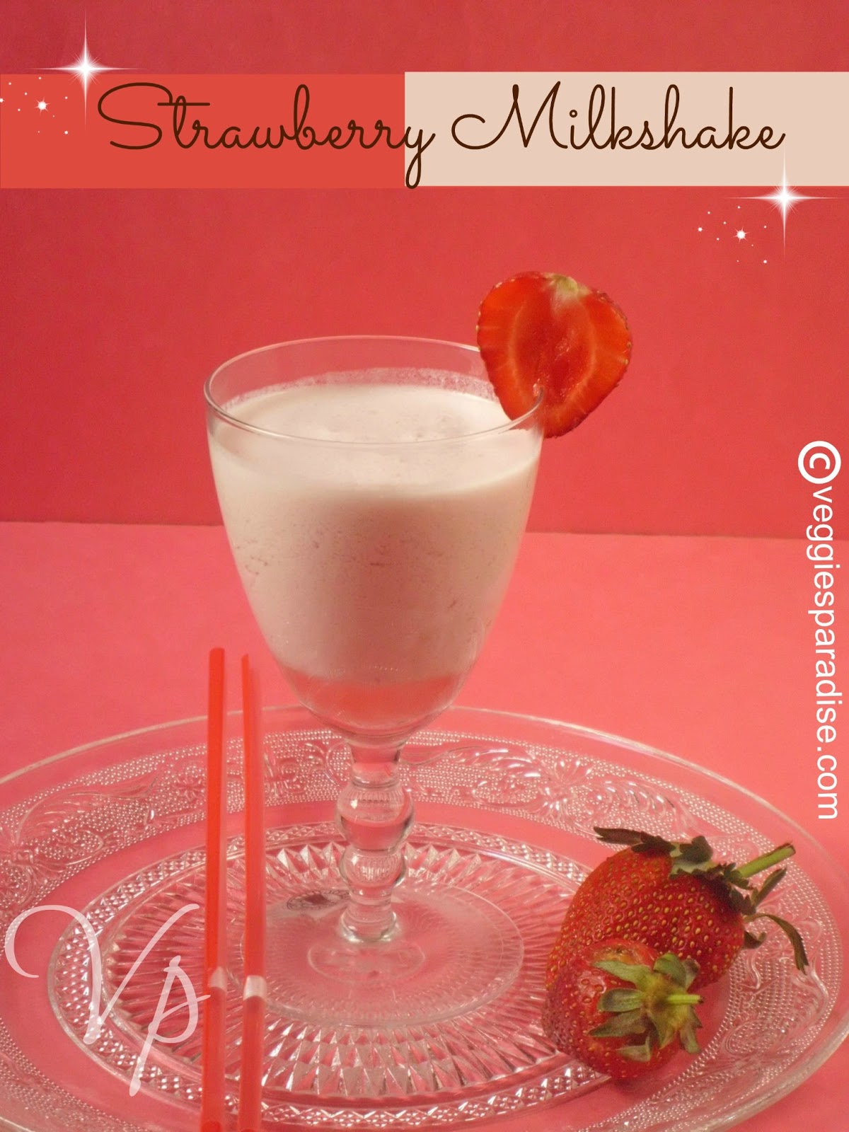 SIMPLE STRAWBERRY MILKSHAKE | MILKSHAKE RECIPES