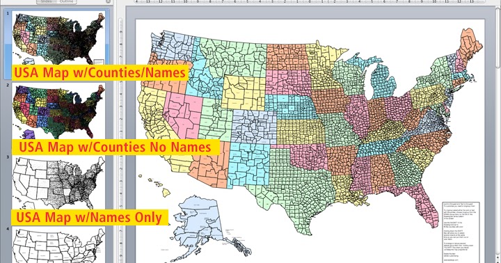 United States Counties With Names