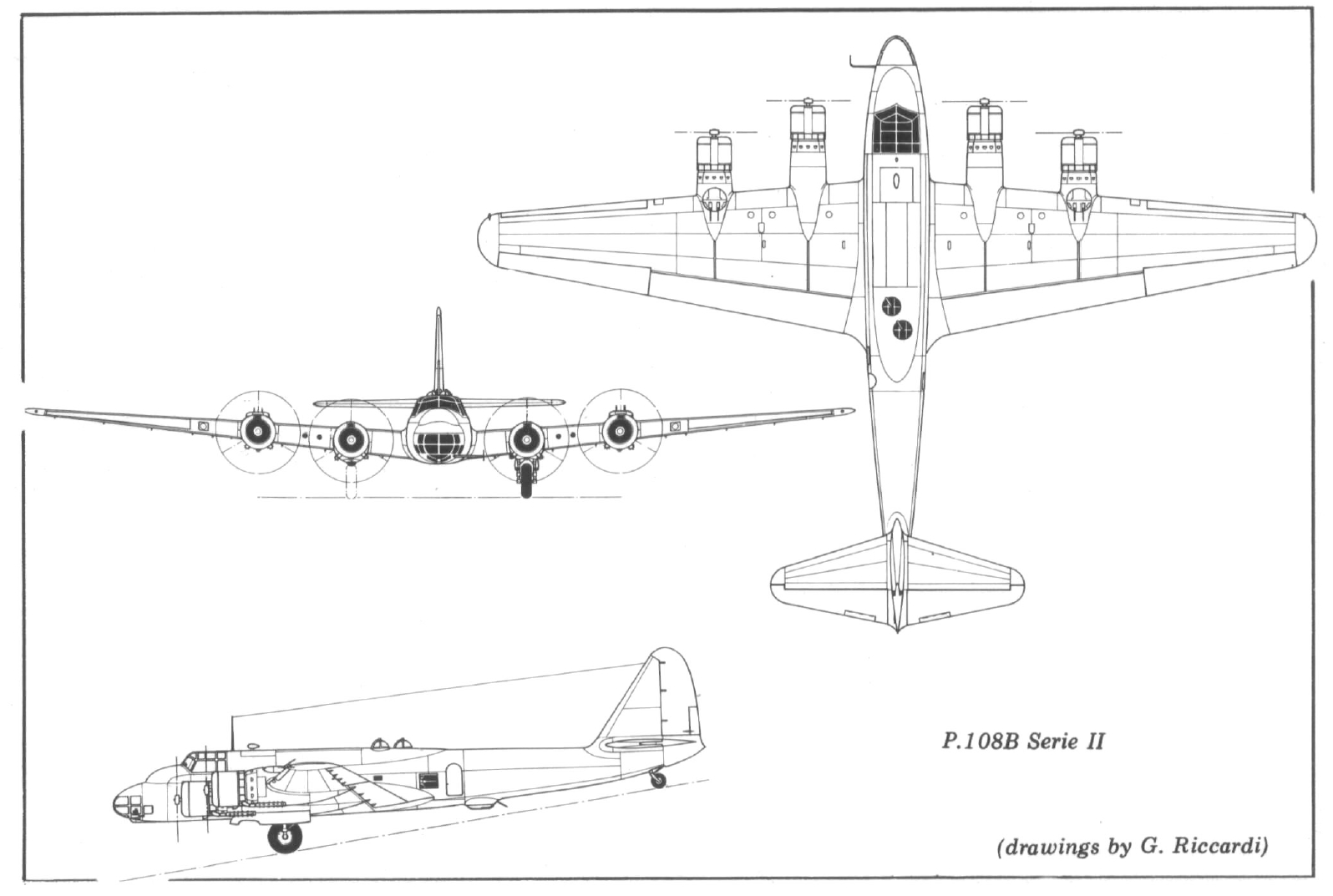 Italian Aircraft of WWII: Piaggio P.108