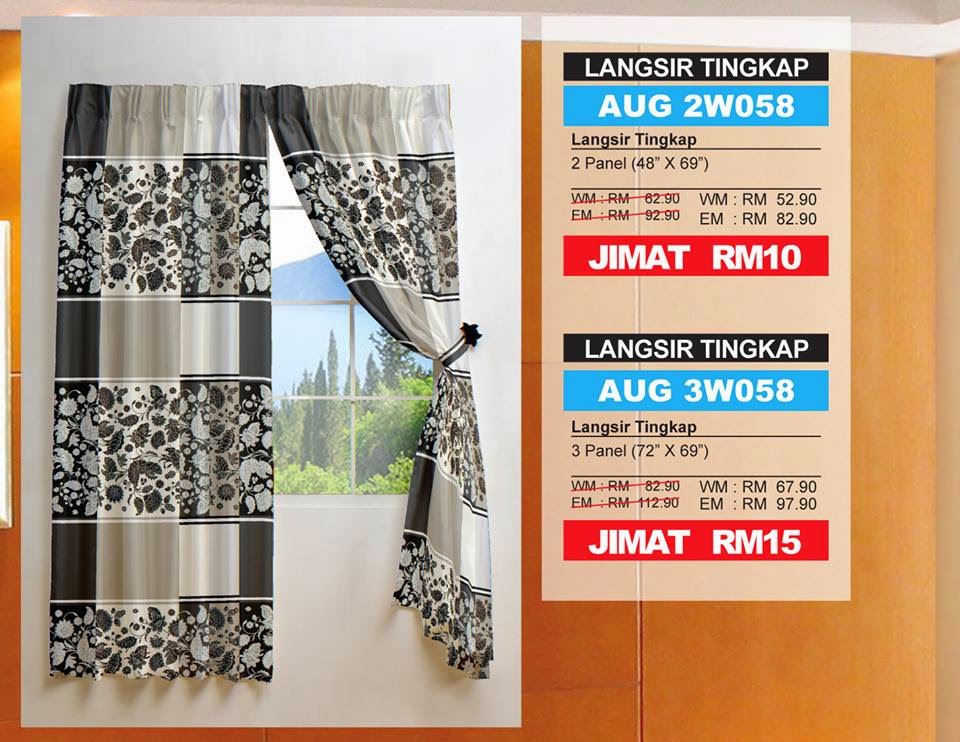 MARSHAENA COLLECTION: Langsir Tingkap (Ready Made)