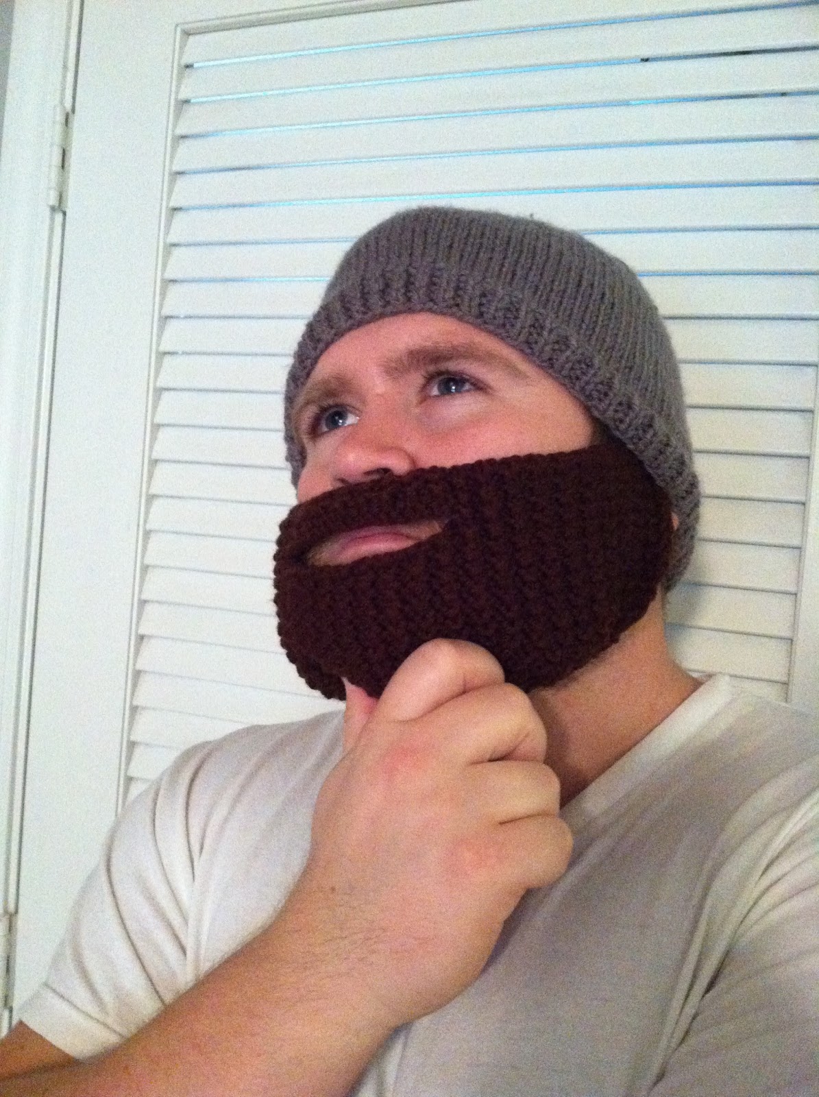 Lauren's Knitting Projects: Beardo Beanie