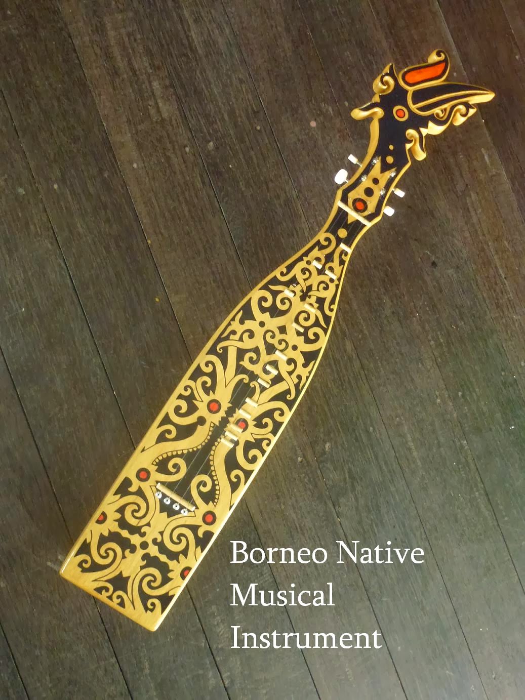 Borneo Native Musical Instrument: Sape' Mini