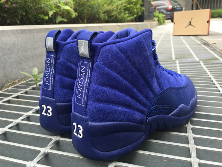 www.sneakerjumpman.ru: Closer Look at the Air Jordan 12 ‘Blue Suede’