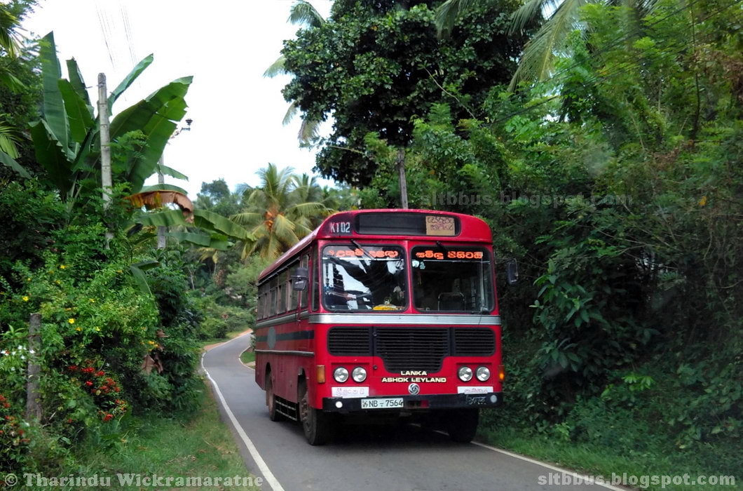 SLTB buses - ශ්‍රී ලංගම බස්: Ashok Leyland Lynx bus from SLTB Kalutara ...