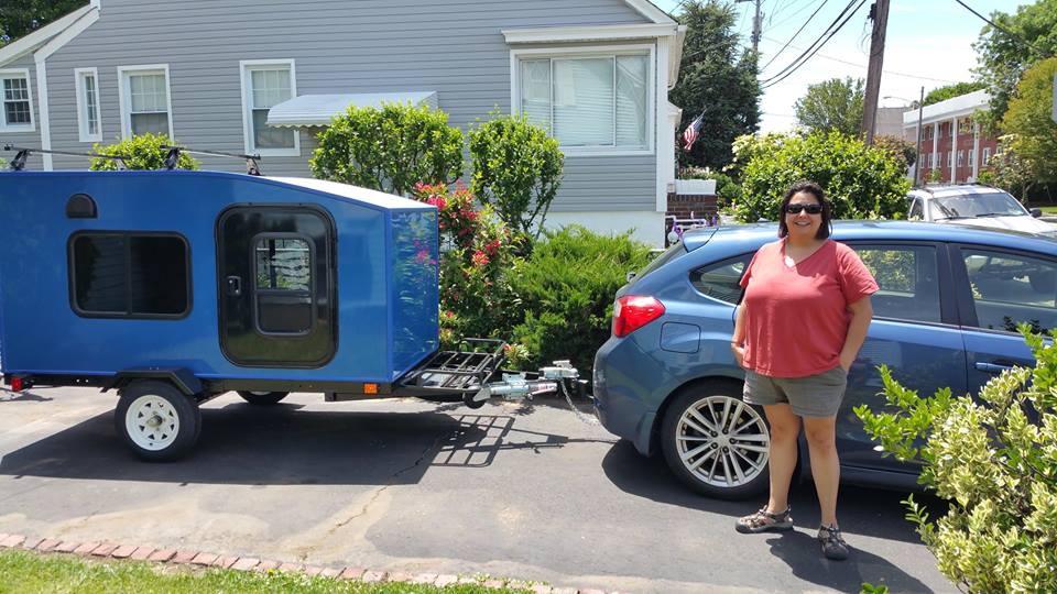 Tiny Yellow Teardrop: Featured Teardrop: My Mini Trailer