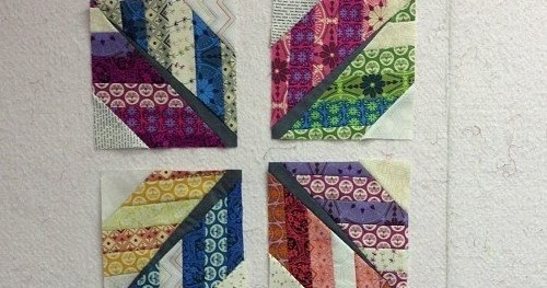 Beautiful Skills - Crochet Knitting Quilting : Leaf (feather) Quilt Block - Tutorial