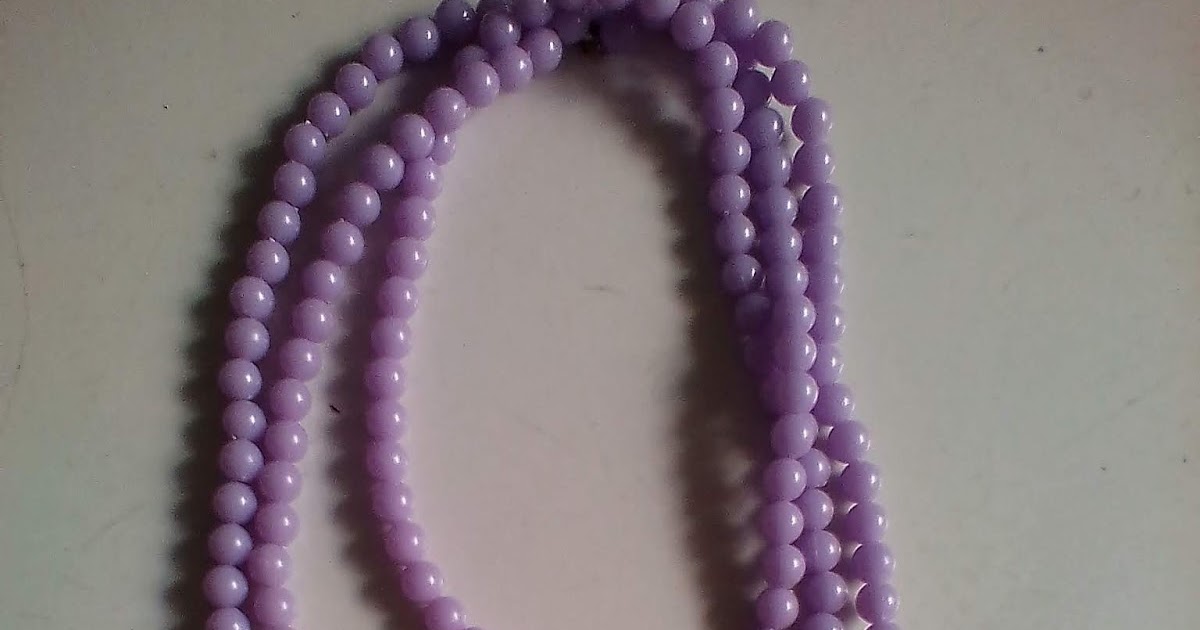 DIY || CARA MEMBUAT KALUNG DARI MANIK MANIK MUTIARA