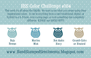 Krista's Stamper Room: HSS Color Challenge #104