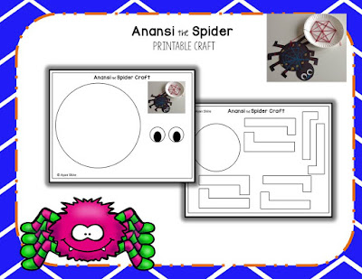 TeacherMomPlus3: Anansi the Spider Craft