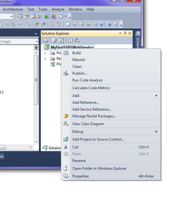 MSBI: Session 13: Using SSRS Web Services